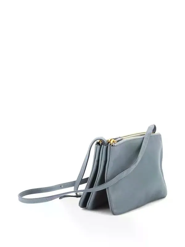 Celine Trio Leather Small Crossbody Bag - Blue
