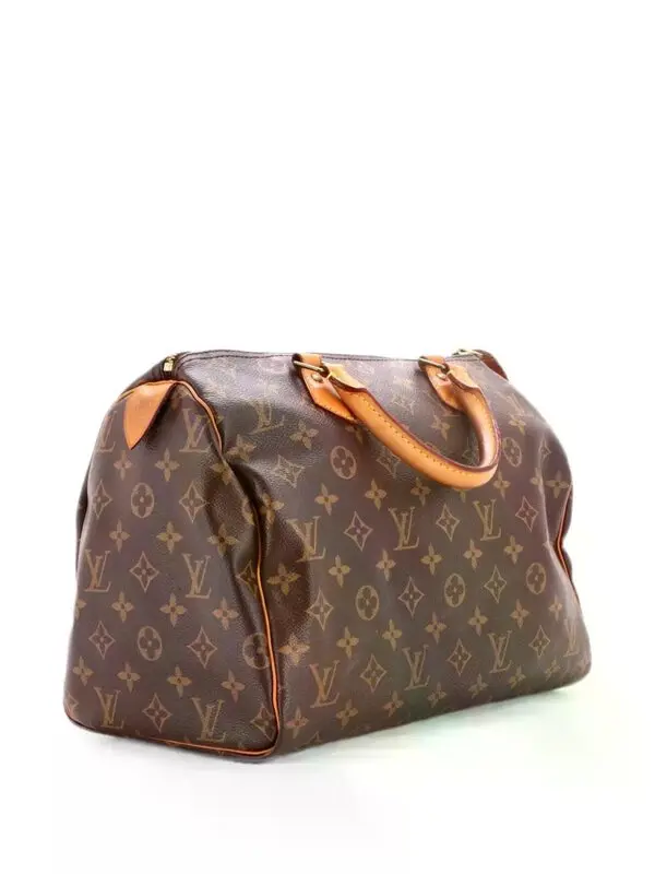 LOUIS VUITTON Speedy Satchel Monogram Canvas - Brown