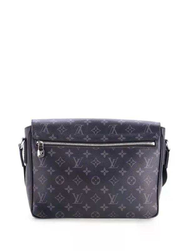 LOUIS VUITTON Monogram Taigarama Outdoor Flap Messenger Bag - Black