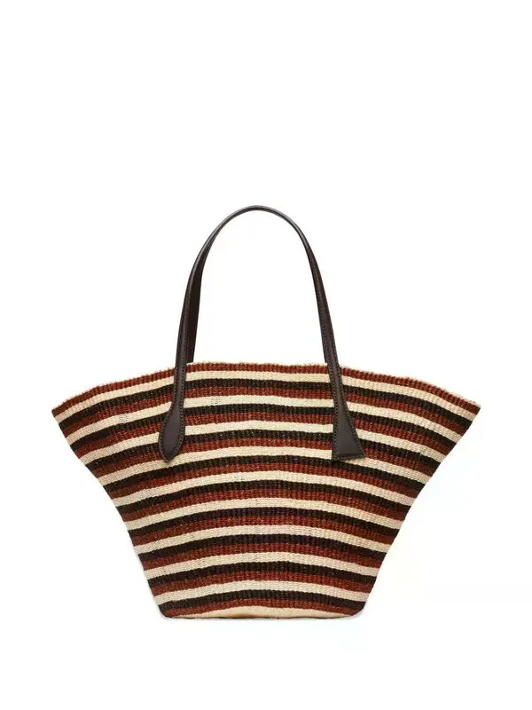 LIFFNER Sprout Striped Tote Bag - Brown