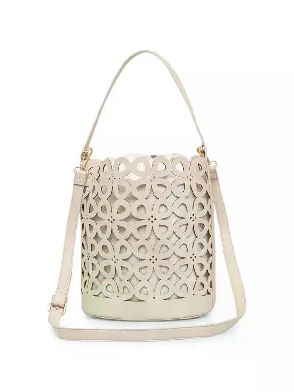 MORGAN Floral-pattern Bucket Bag