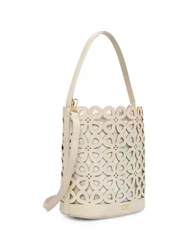 MORGAN Floral-pattern Bucket Bag