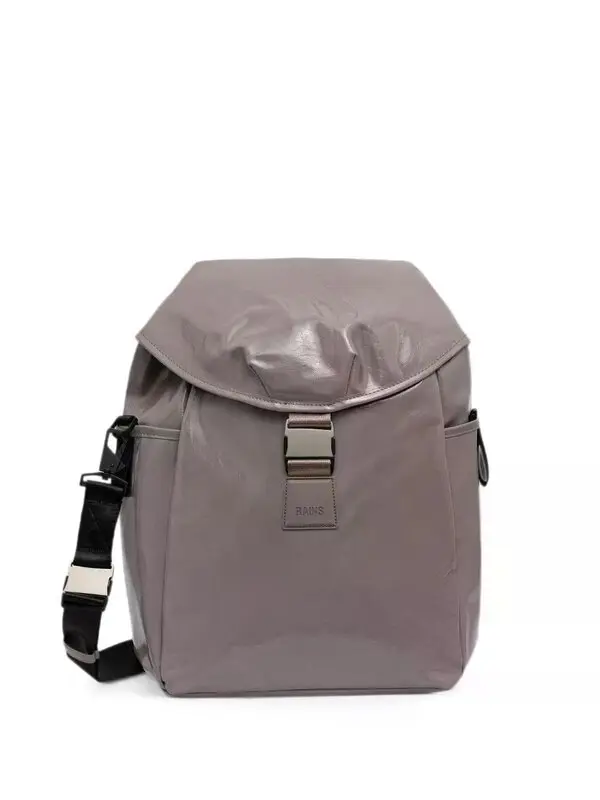 Rains Valera Buckle-fastening Logo-patch Backpack - Grey