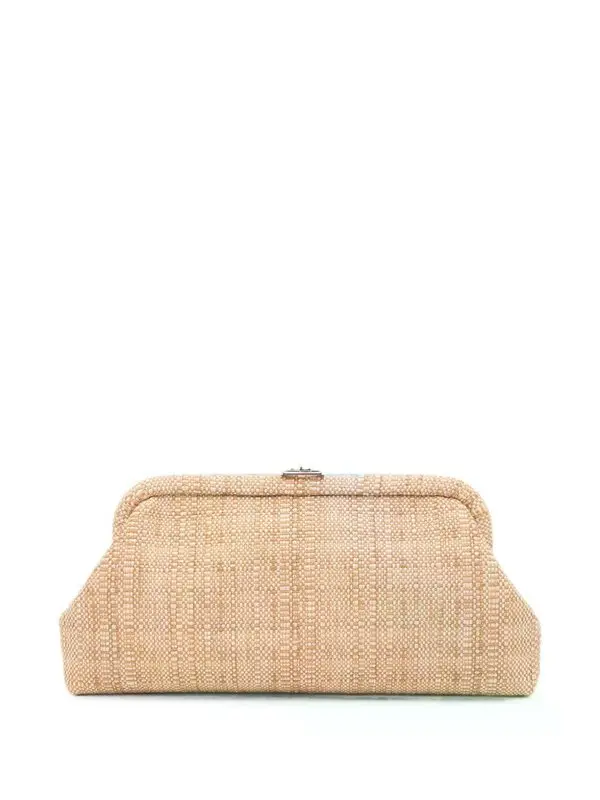 JIMMY CHOO Woven-effect Shoulder Bag