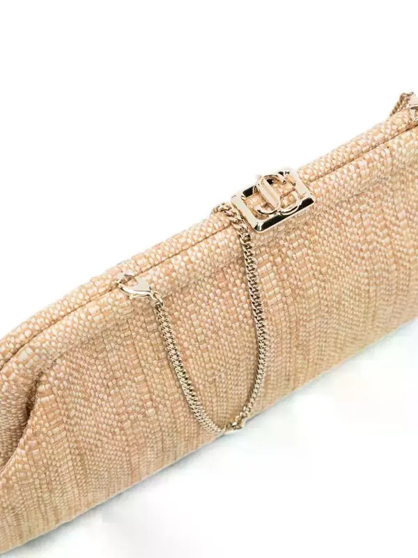 JIMMY CHOO Woven-effect Shoulder Bag
