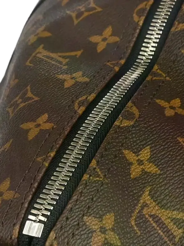 LOUIS VUITTON 55 Macassar Keepall Bandoulière Duffle Bag - Brown