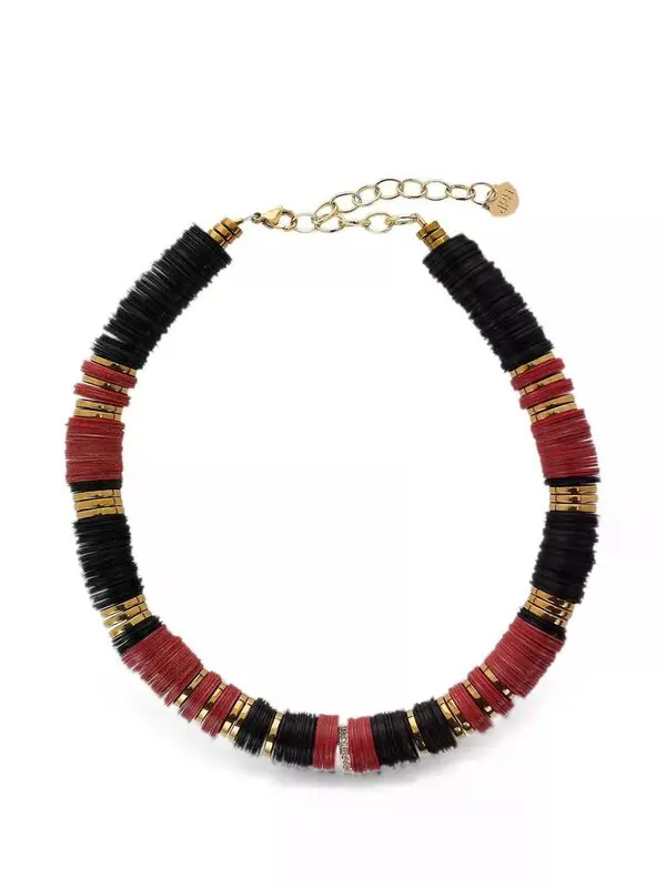 HIJAS DE PUKA Jaipur Beaded Necklace - Gold