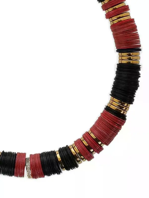 HIJAS DE PUKA Jaipur Beaded Necklace - Gold