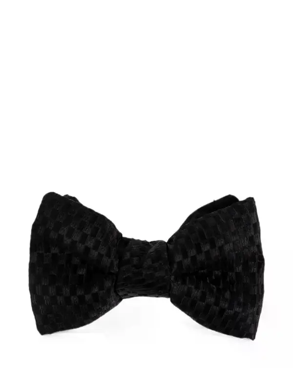 TOM FORD Check-pattern Silk Bow Tie