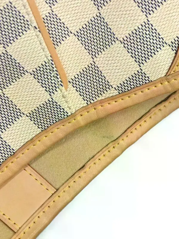 LOUIS VUITTON Damier Azur Galliera Pm Shoulder Bag - White