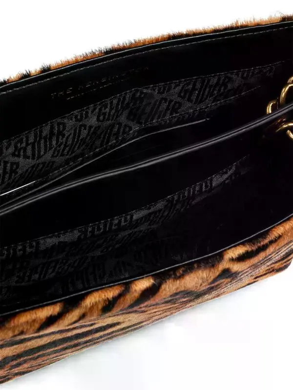 Kurt Geiger Kensington Tiger-print Shoulder Bag - Brown