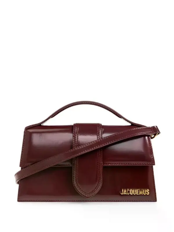 Jacquemus Large Le Bambino Leather Tote Bag - Red