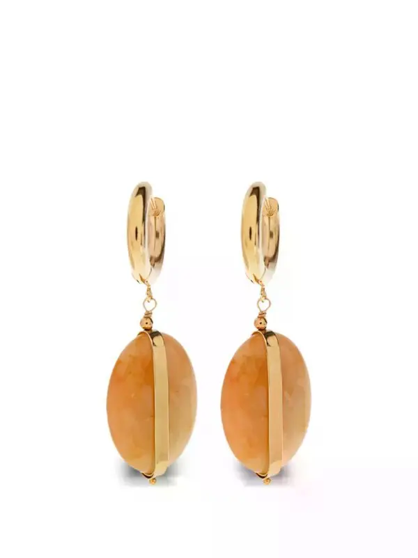 Isabel Marant Étoile Stone-embellished Drop Earrings - Gold