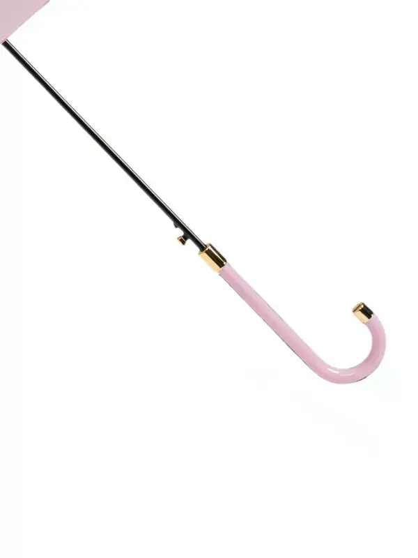 Moschino Logo-print Curved-handle Umbrella