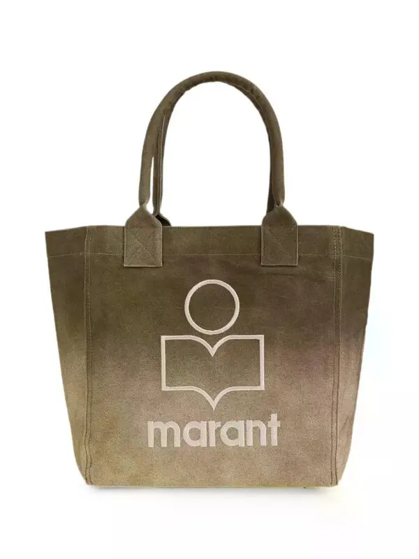 Isabel Marant Étoile Yenky Logo-embroidered Tote Bag - Green