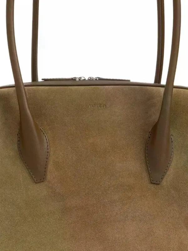 Yuzefi Brioche Duffle Suede Shoulder Bag