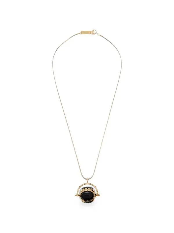 Isabel Marant Étoile Hanae Stone-pendant Necklace - Gold