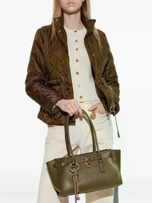Michael Kors Small Hamilton Leather Shoulder Bag