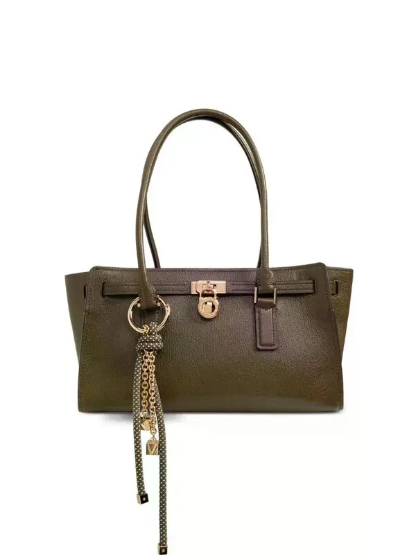 Michael Kors Hamilton Small Leather Shoulder Bag - Green