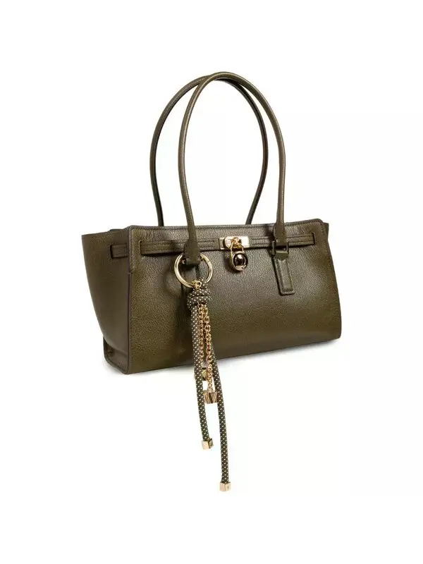 Michael Kors Hamilton Small Leather Shoulder Bag - Green