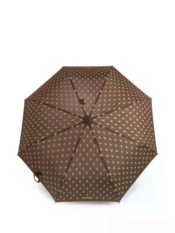 Moschino Monogram-print Folding Umbrella