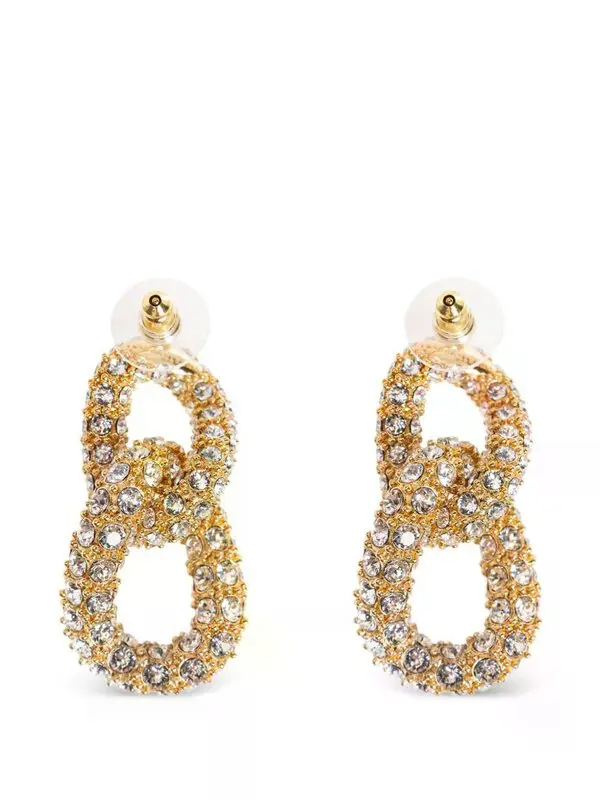Isabel Marant Étoile Crystal-embellished Chain-link Earrings