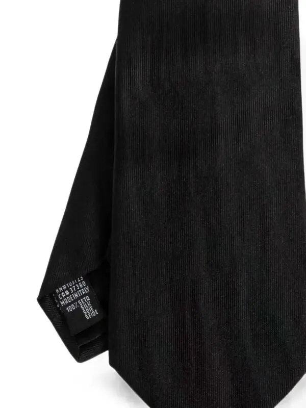 Giorgio Armani Embroidered-logo Tie