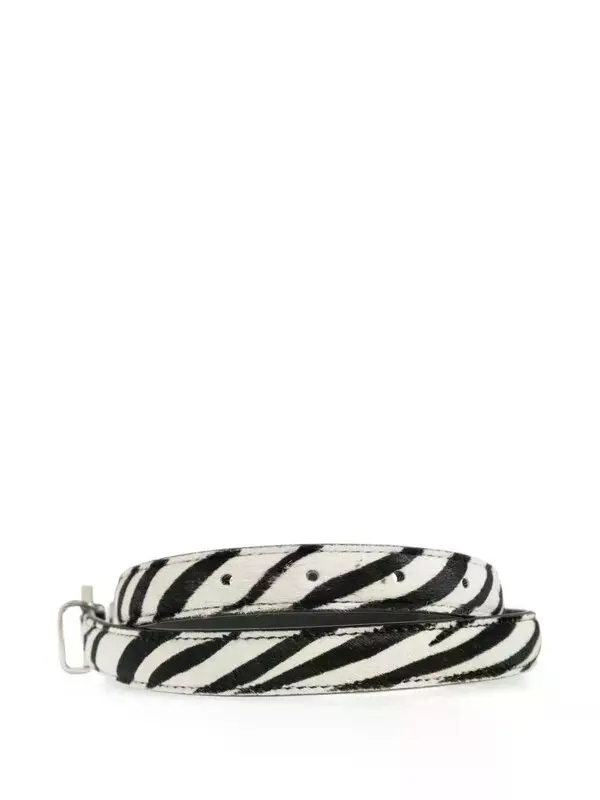 ANINE BING Nicola Zebra-print Belt