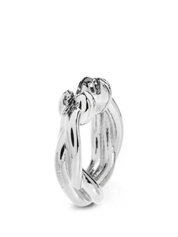 JIL SANDER Twisted Hoop Earring