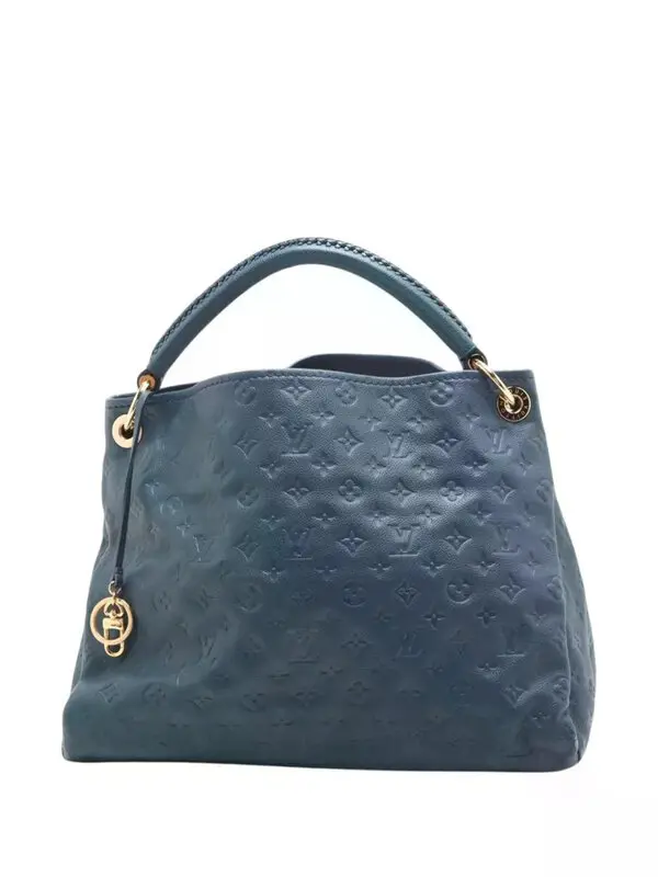 LOUIS VUITTON 2010 Monogram Empreinte Artsy Mm Hobo Bag - Blue
