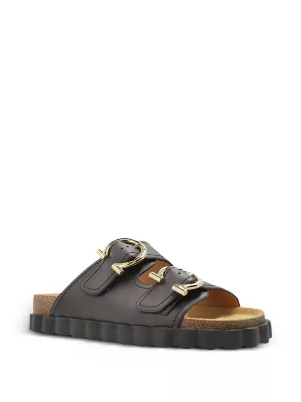 FERRAGAMO Gancini Buckle Sandals