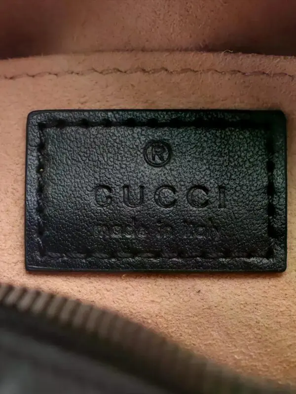 Gucci Matelassé Leather Marmont Mini Crossbody Bag