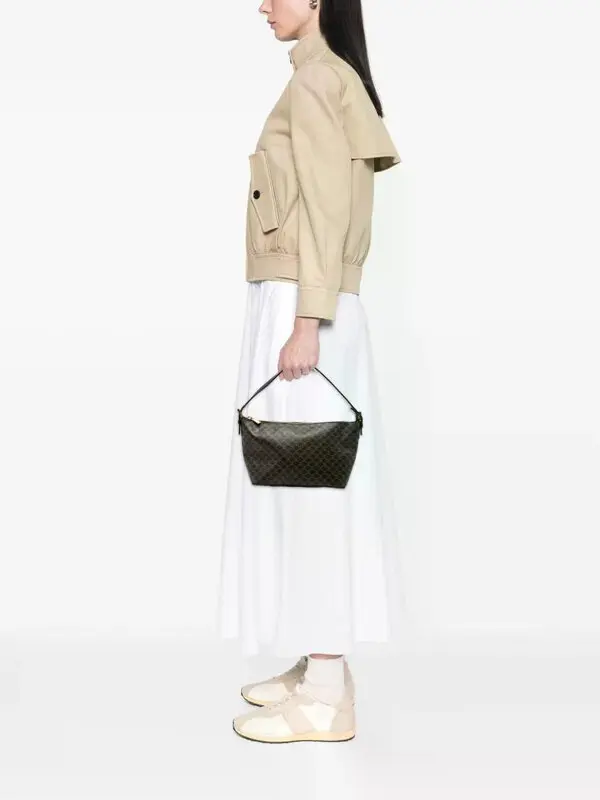 Celine Macadam Coated Canvas Handbag