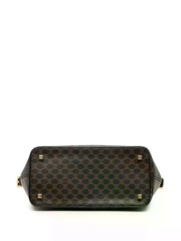 Celine Macadam Coated Canvas Handbag