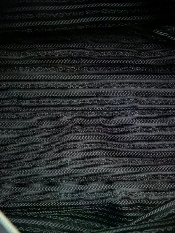 Prada Saffiano Trimmed Tessuto Satchel