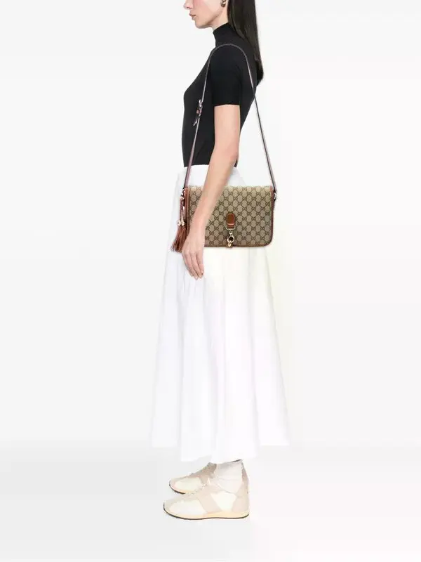 Gucci 2016-2026 Gg Canvas Marrakech Crossbody Bag - Neutrals