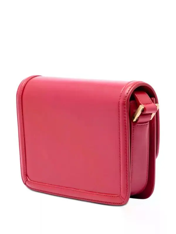 Saint Laurent Solferino Satchel In Box Crossbody Bag - Red