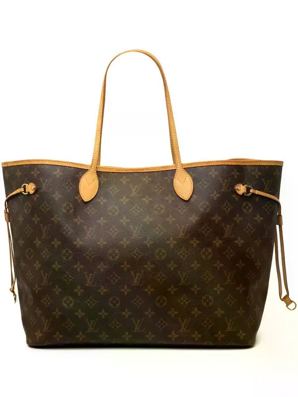 LOUIS VUITTON 2007 Monogram Neverfull Gm Tote Bag - Brown
