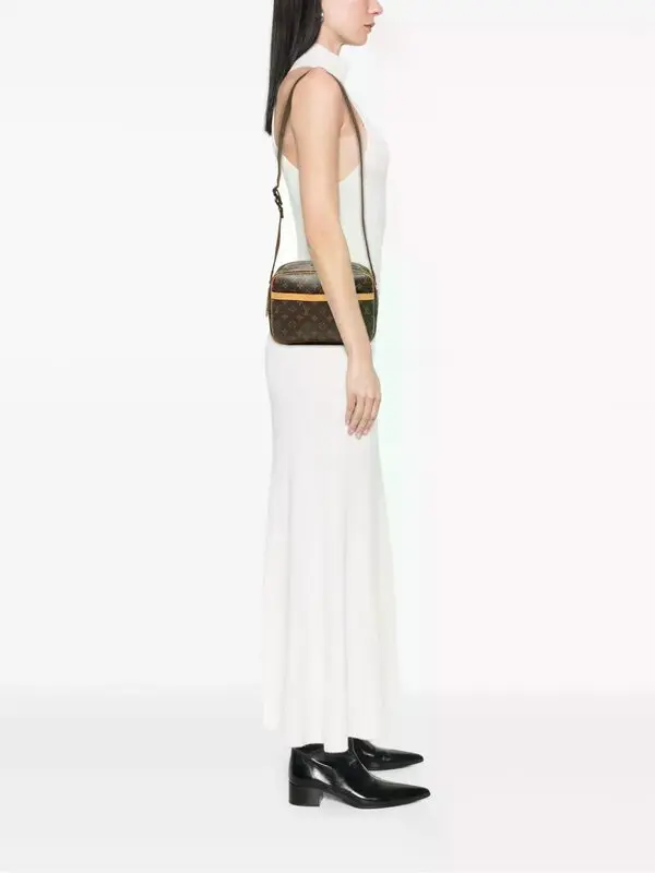 LOUIS VUITTON Monogram Reporter Pm Crossbody Bag - Brown