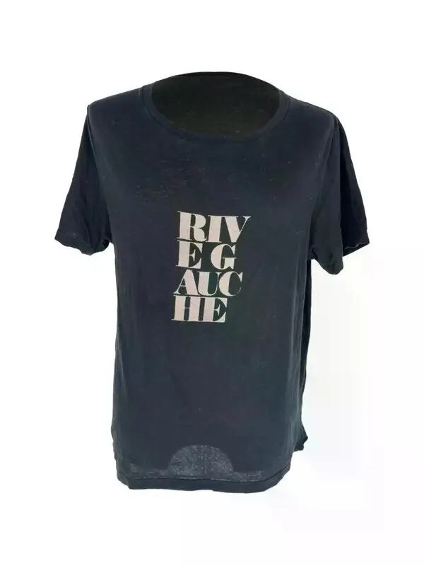 Saint Laurent Rive Gauche T-shirt - Black
