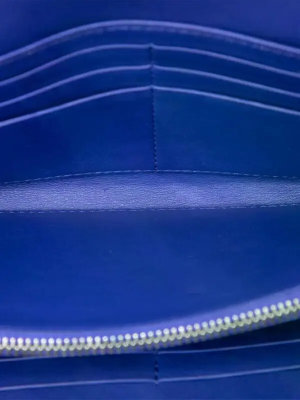 Dior Patent Cannage Miss Wallet On Chain Handbag - Blue