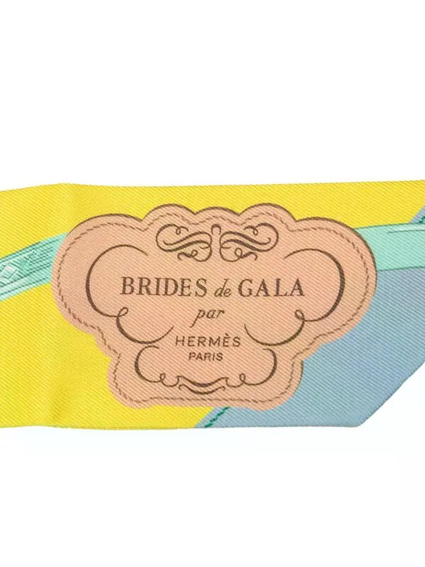 Hermès 2010-2018 Brides De Gala Silk Twilly Scarf Scarves
