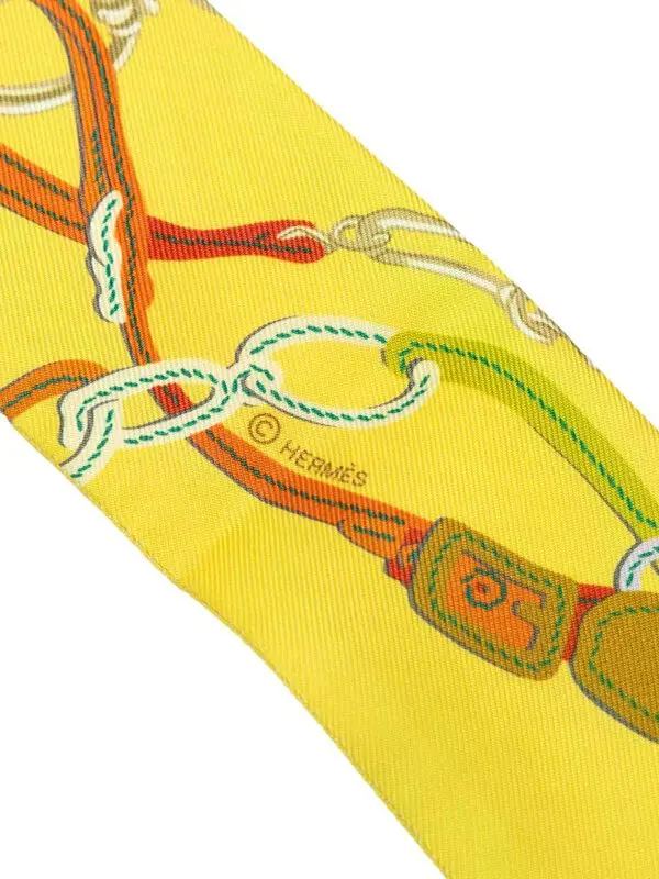 Hermès 2010-2018 Brides De Gala Silk Twilly Scarf Scarves