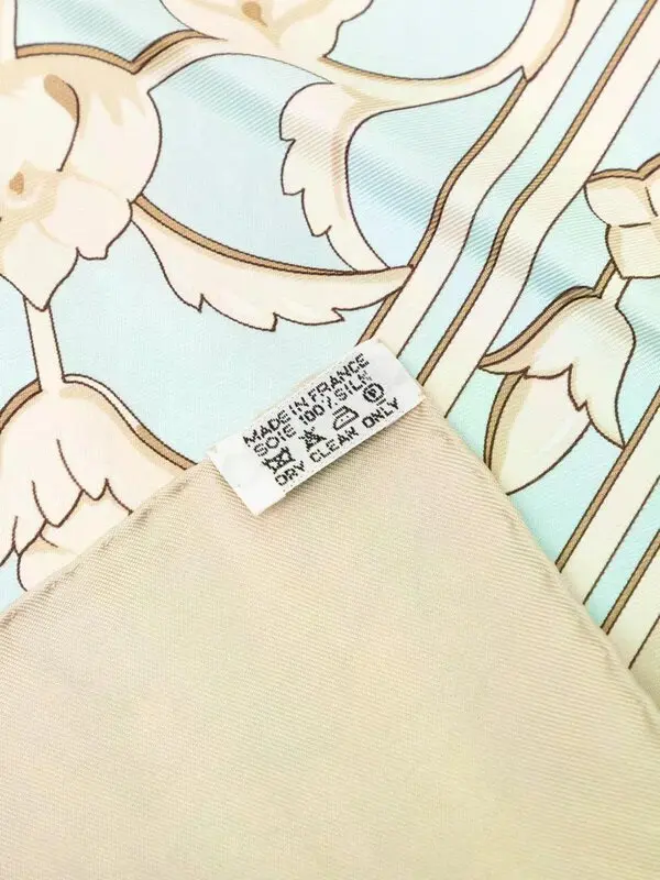 Hermès 2000-2026 Le Fleuve Sacre Silk Scarf 90 Scarves