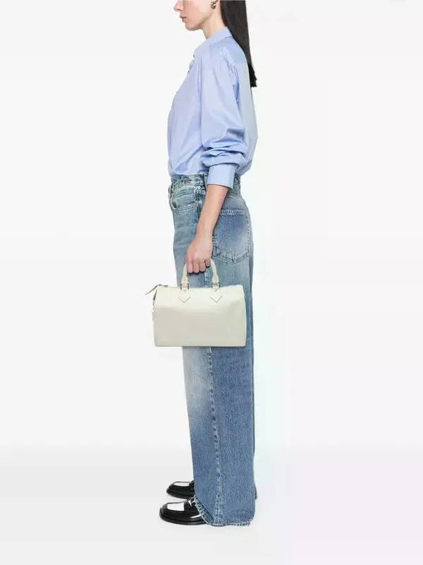LOUIS VUITTON 2010 Epi Speedy 30 Boston Bag - White