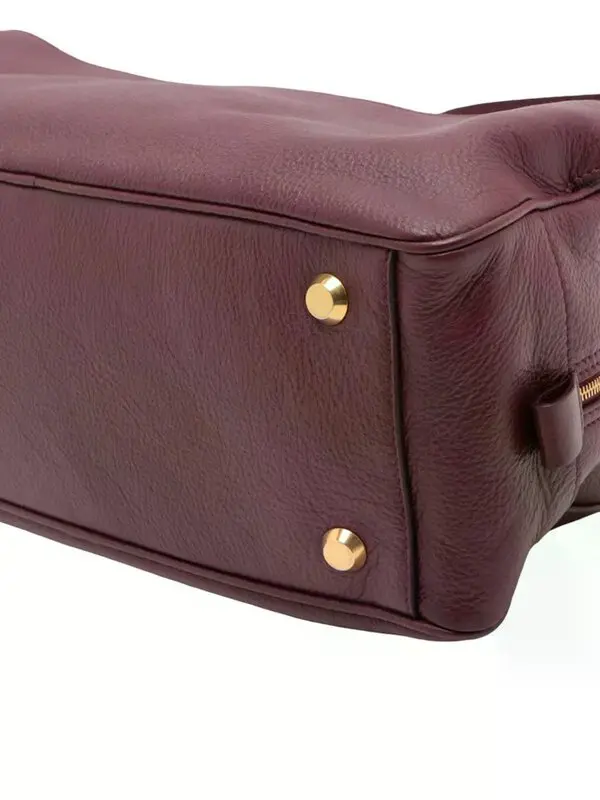 Balenciaga Small Leather Bowling Bag Shoulder Bag