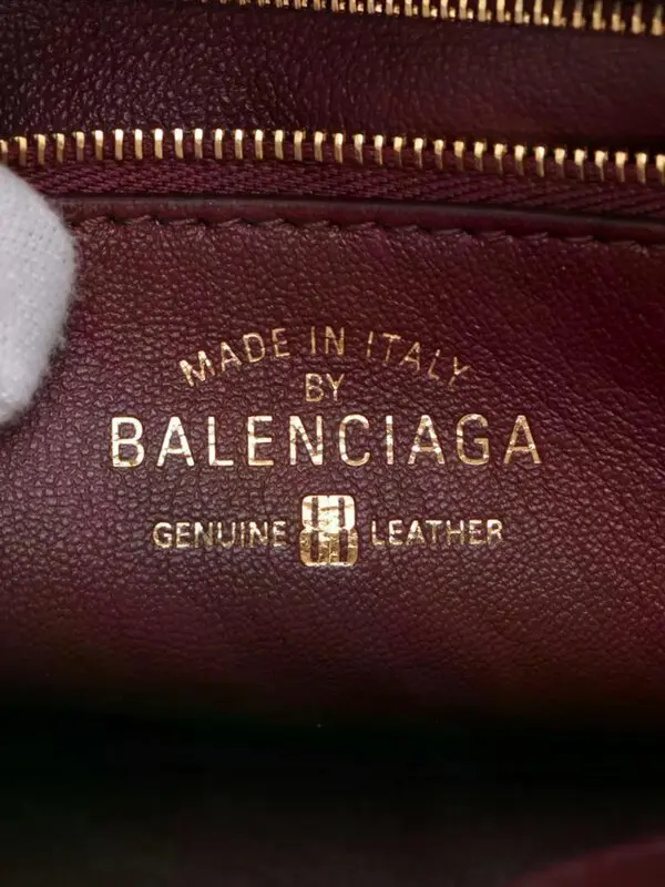 Balenciaga Small Leather Bowling Bag Shoulder Bag