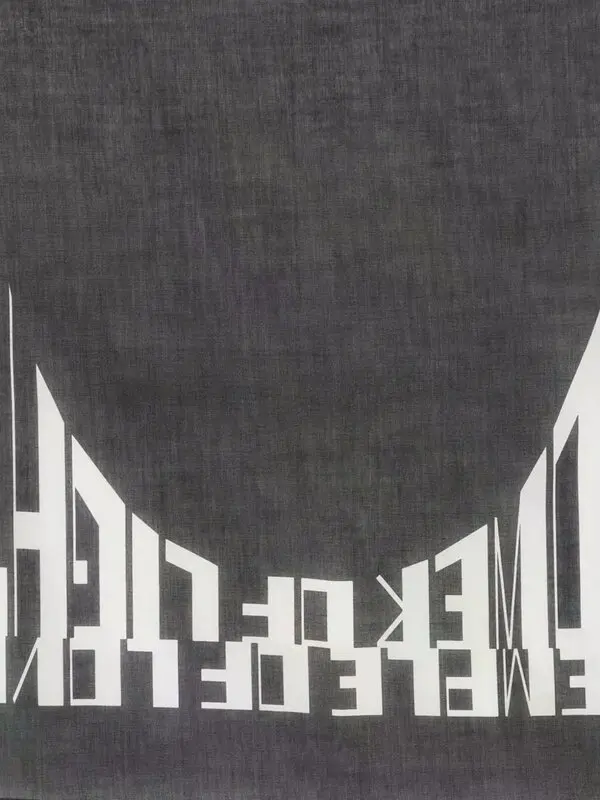Rick Owens Graphic-print Scarf