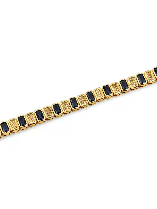 LADY D WORLD Auric Crystal-embellished Tennis Bracelet