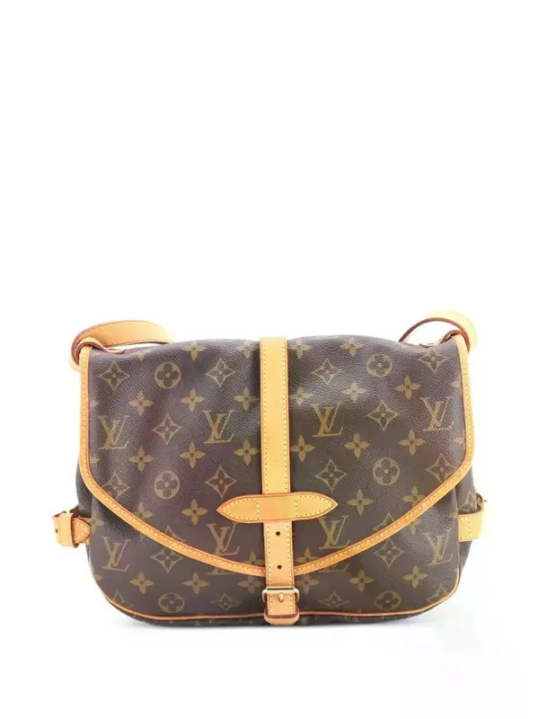 LOUIS VUITTON Saumur Monogram Canvas 30 Crossbody Bag